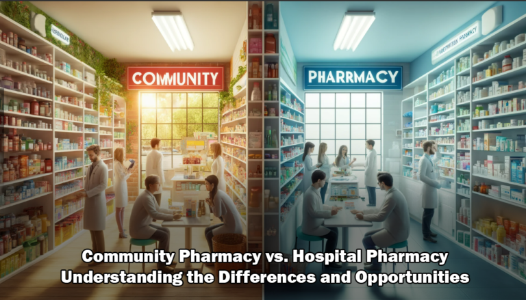Community Pharmacy vs. Hospital Pharmacy: Understanding the Differences ...